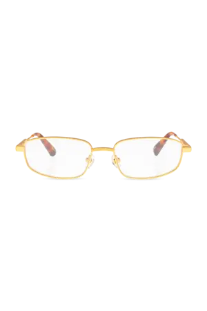 Jacquemus Rectangular Metal Eyeglasses