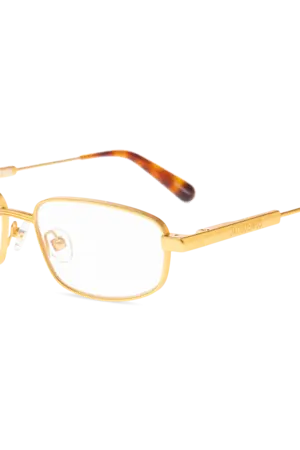 Jacquemus Rectangular Metal Eyeglasses