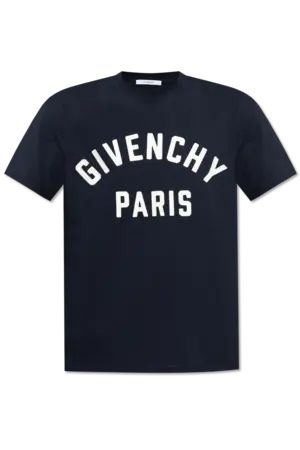 Givenchy T-shirt With Logo - Navy Blue