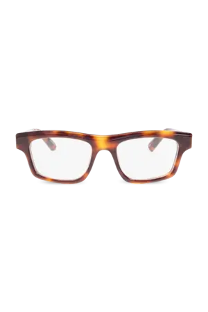 Jacquemus Rectangular Acetate Eyeglasses - Brown