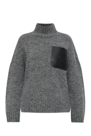 JW Anderson Wool Turtleneck Sweater - Grey