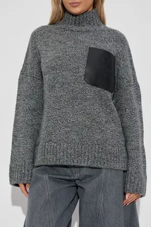 JW Anderson Wool Turtleneck Sweater - Grey