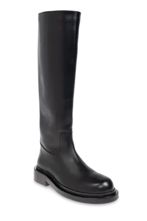 JIL SANDER Leather Knee-high Boots