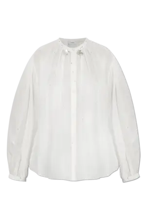 FORTE_FORTE Shimmering Embellished Shirt