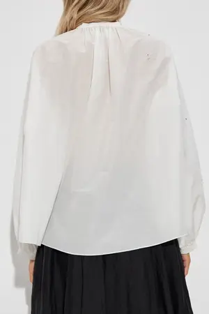 FORTE_FORTE Shimmering Embellished Shirt