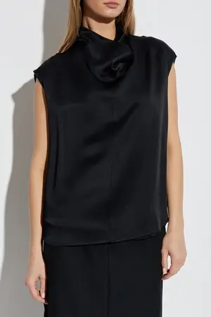 TOTEME Sleeveless High Neck Top