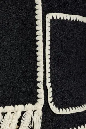 TOTEME Oversized Wool Coat With Scarf