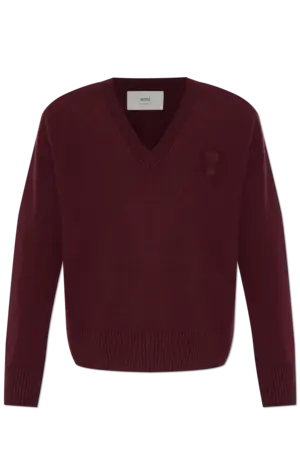 Ami Paris Textured Sweaters For Women