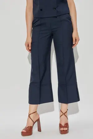 Theory Creased Culottes Trousers