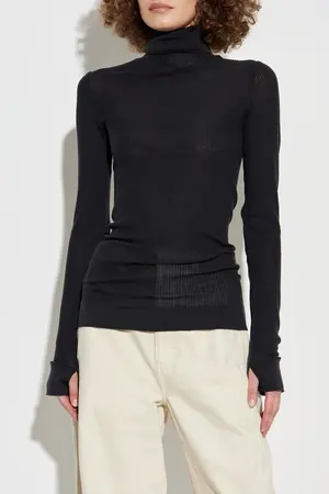 LEMAIRE Slim-fit Turtleneck - Black