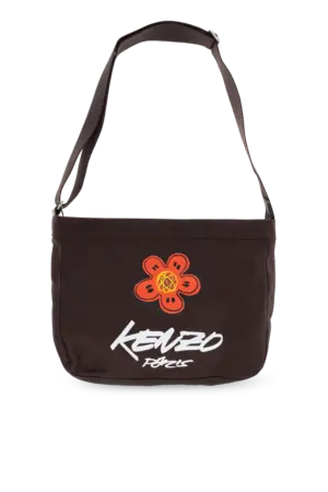 Kenzo Printed Shoulder Bag - Brown
