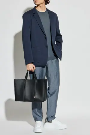Rag & Bone Tapered Leg Trousers - Navy Blue