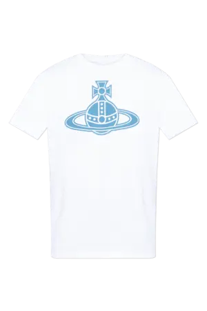 VIVIENNE WESTWOOD Classic T-shirt With Logo - White
