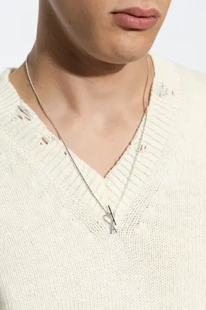 AMI Paris Logo Necklace