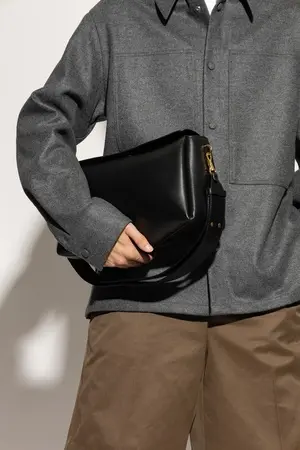 AMI Paris Shoulder Bag - Black