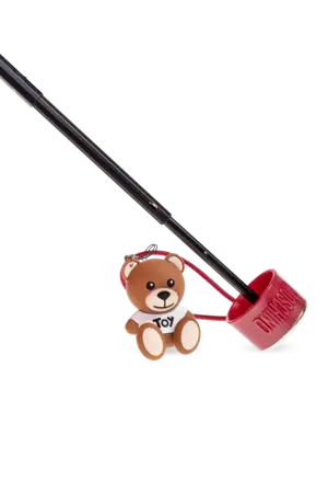 Moschino Folding Umbrella With Logo