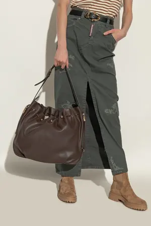 Zimmermann Halcyon Large Bucket Shoulder Bag - Brown