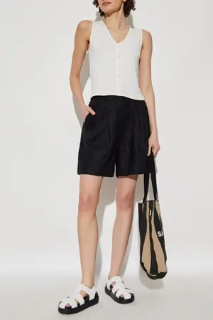 Rag & Bone Sleeveless Top With Decorative Buttons