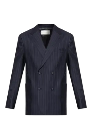 Officine Générale Wool Blazer - Navy Blue