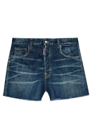 Dsquared2 Vintage-effect Denim Shorts
