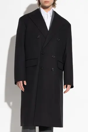 Dsquared2 Wool Double-breasted Overcoat