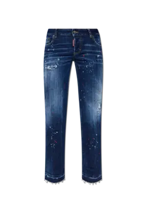 Dsquared2 Frayed Jeans For Women