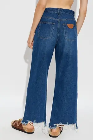 Chloé Effect Wide Leg Jeans