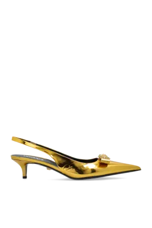 Versace Heeled Slingback Shoes