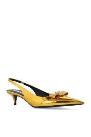 Versace Heeled Slingback Shoes