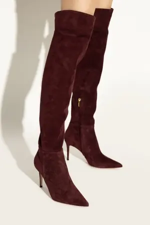 GIANVITO ROSSI Leather Heeled Boots