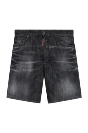 Dsquared2 Marine" Denim Shorts - Black