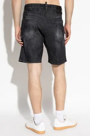 Dsquared2 Marine" Denim Shorts - Black