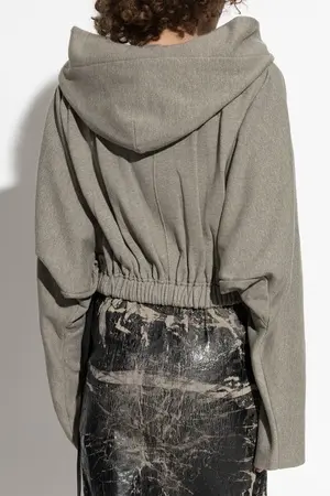 Rick Owens Cropped Hoodie