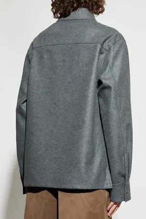 JIL SANDER Wool Shirt - Grey