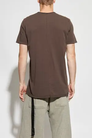 Rick Owens T-shirt With 'level T' Logo - Brown