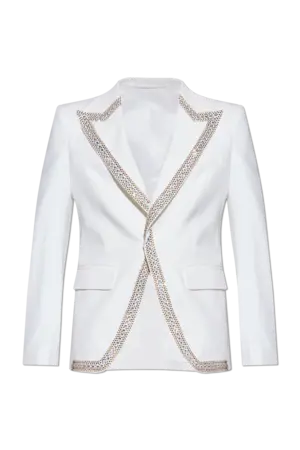 Dsquared2 Blazer With Shimmering Appliqués