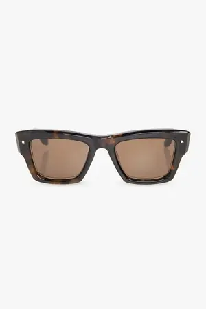 Valentino Garavani Patterned Sunglasses - Brown