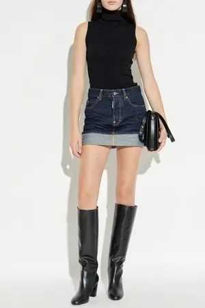 Dsquared2 Short Denim Skirt