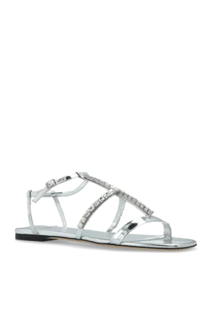 JIMMY CHOO Gwyn Strappy Embellished Sandals