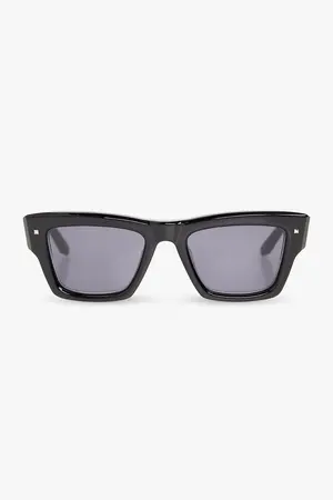 Valentino Garavani Embossed Sunglasses - Black