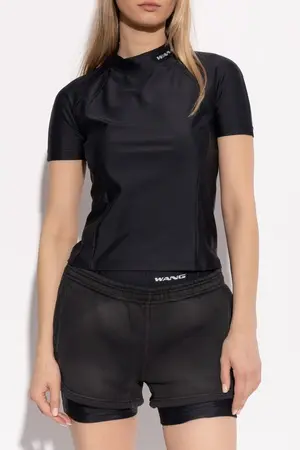Alexander Wang Logo Fitted Top