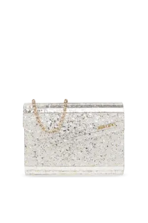 JIMMY CHOO Candy Clutch - Silver