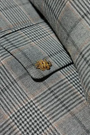 Amiri Double-breasted Blazer With A Check Pattern