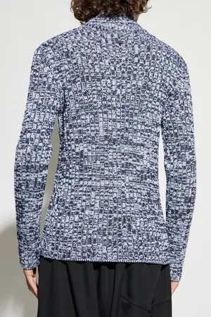 TOD’S Merino Wool Sweater With Zip Collar