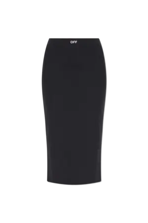 Off-White Pencil Skirt
