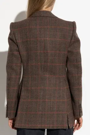 Chloé Plaid Patterned Blazer