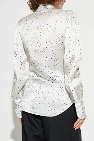 Dsquared2 Tie-neck Silk Shirt