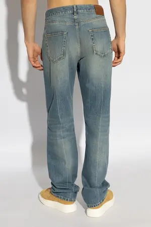 Alexander McQueen Jeans With Logo