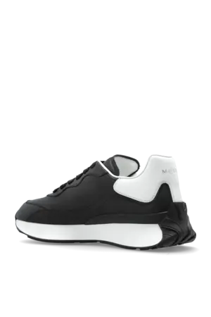 Alexander McQueen Sports Shoes With Logo - Black
