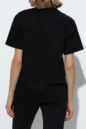 Versace T-shirt With Embellished Logo